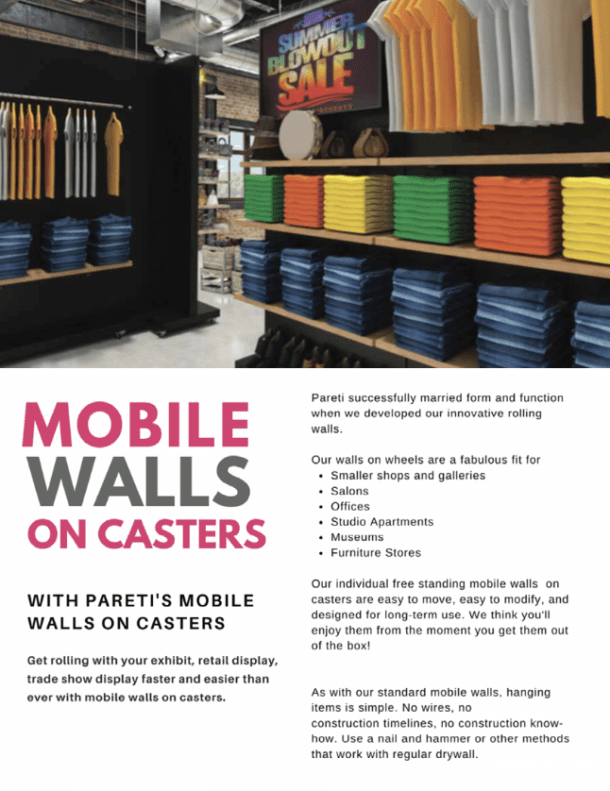 Download our Rolling Walls Brochure | Portable Walls, Heavy Duty Trade ...